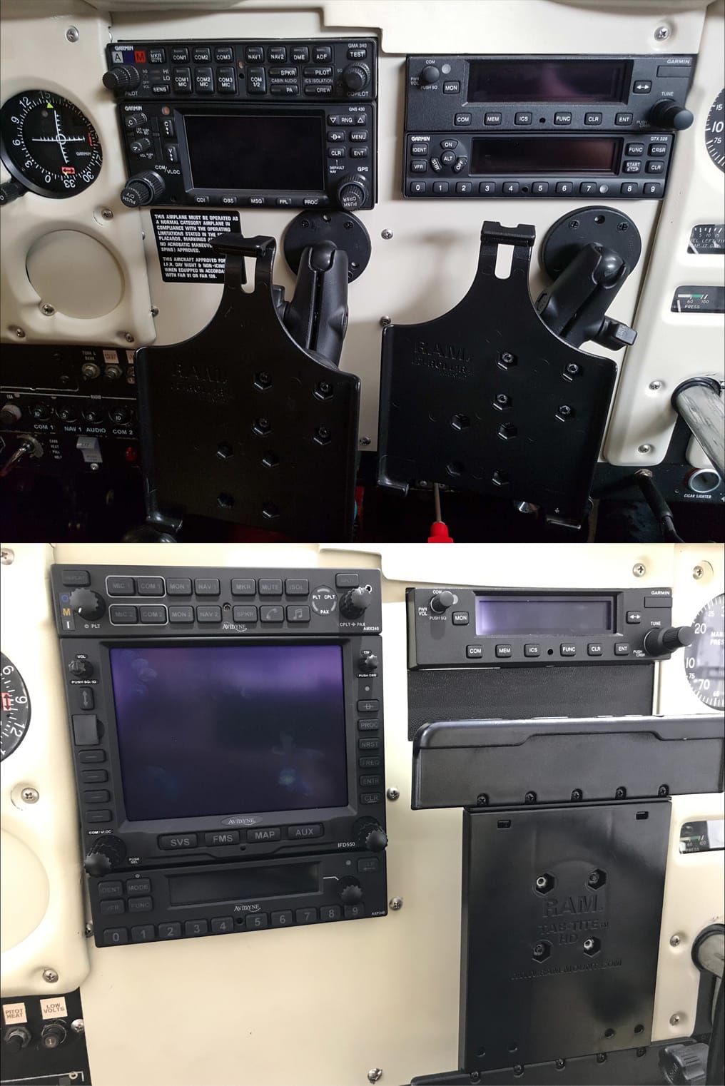 Avidyne Install: IFD550, AMX240 and AXP340 - Bournemouth Avionics